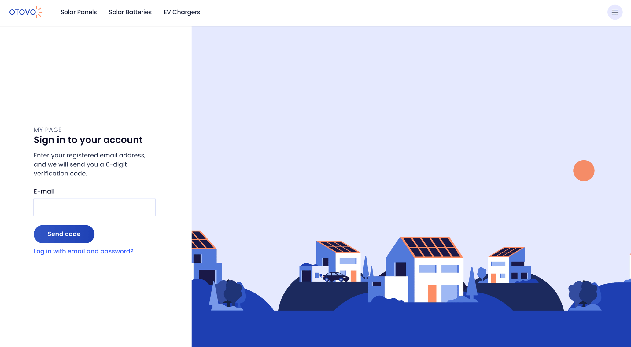 How to login to MyPage and Otovo Help Center